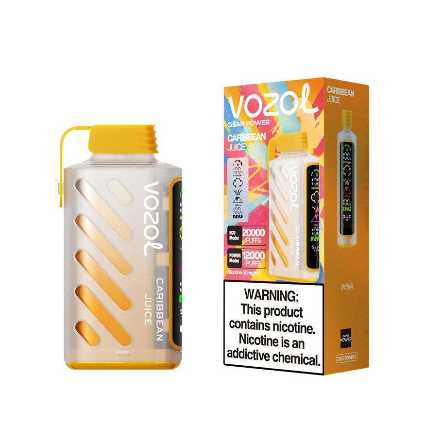 VOZOL Gear Power 20K Puffs Rechargeable Disposable Device - 20000 Puff ...