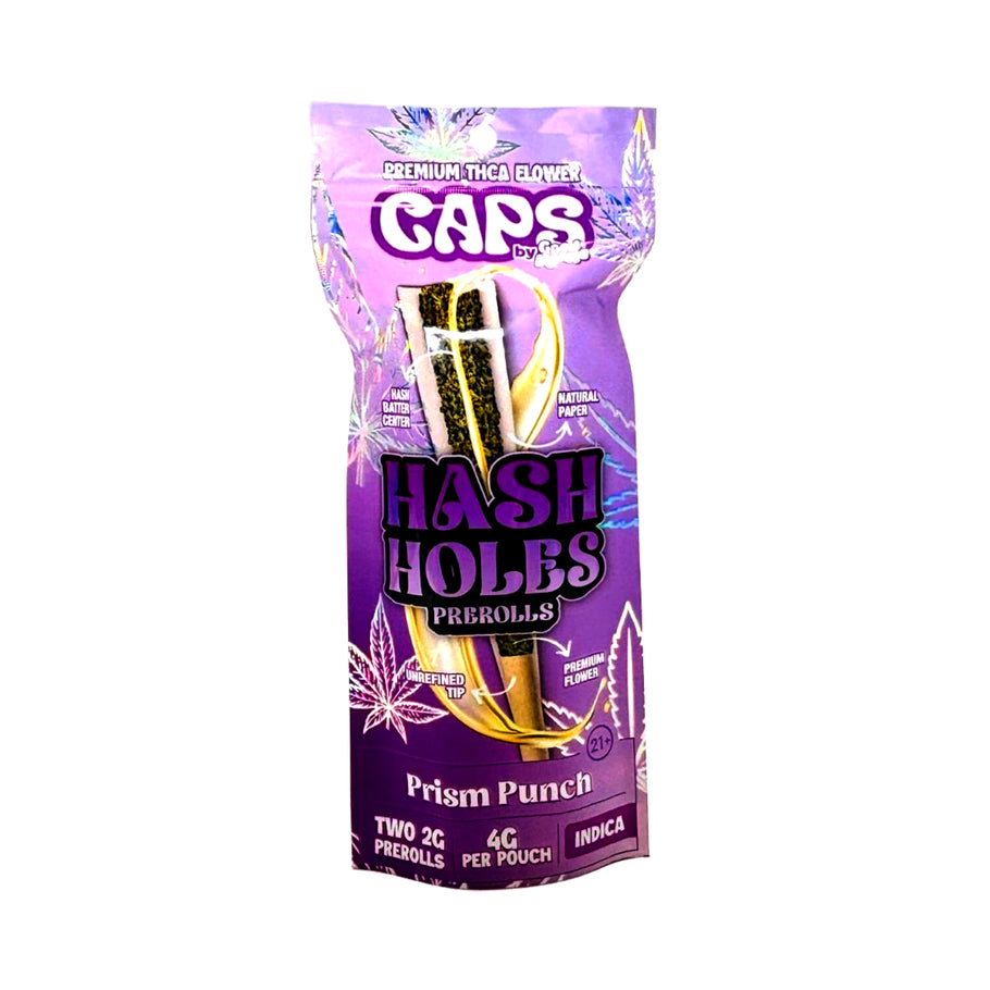 CAPS by Good Morels THCA Flower Hash Holes 4g Pre-Rolls – VapoRider