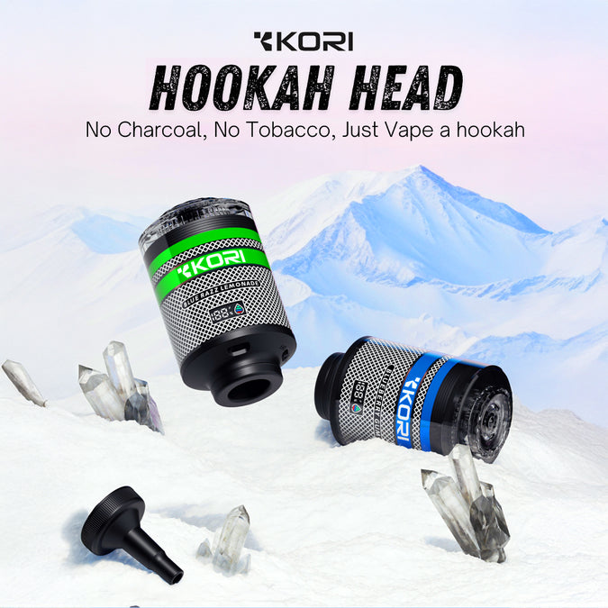 KORI “Hookah Head” 100K 2-in-1 Disposable E-Hookah – 100,000 Puffs ...