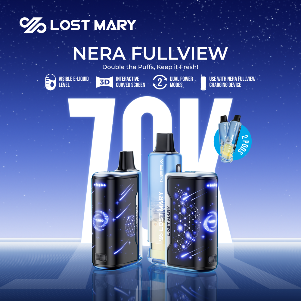 Lost Mary NERA Fullview 70K Disposable Kit | 70,000 Puff Dual Pod ...