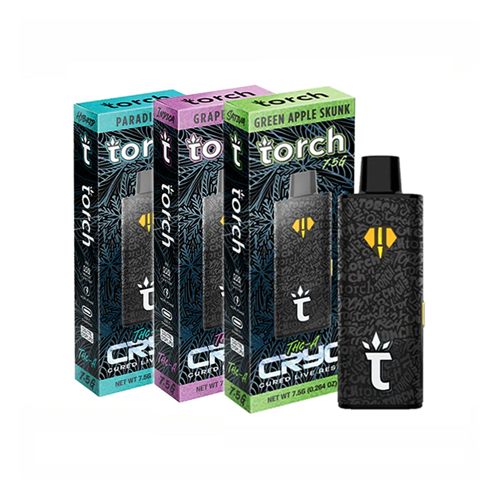 TORCH Cryo THC-A Cured Live Resin 7.5g Disposable – VapoRider