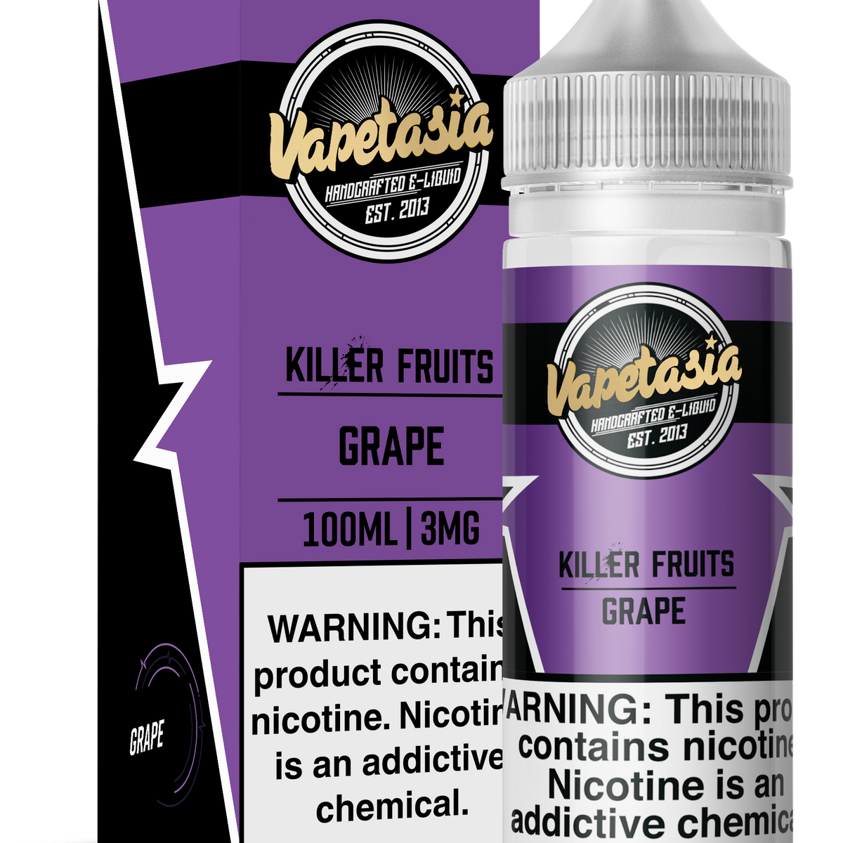 Vapetasia Killer Fruits Grape – Bold Grape Flavor E-Liquid 100ml ...