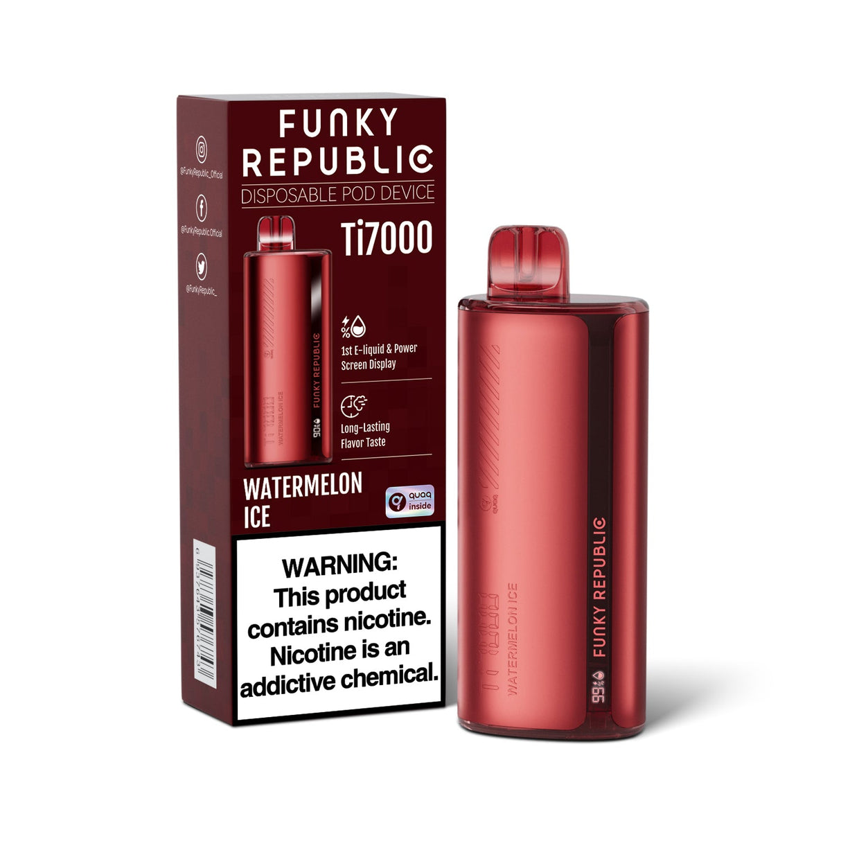 Funky Lands Ti7000 Rechargeable Disposable – VapoRider Funky Lands Ti7000 Rechargeable Disposable – VapoRider