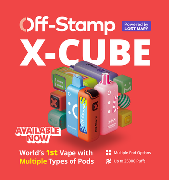 Off Stamp | 8 Off Stamp Flavors | X-Cube Sweet Cube 25k Disposable Pod ...