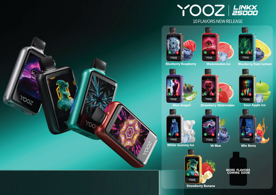 YOOZ Linkx 25000 Rechargeable Disposable Device – 25000 Puffs – VapoRider
