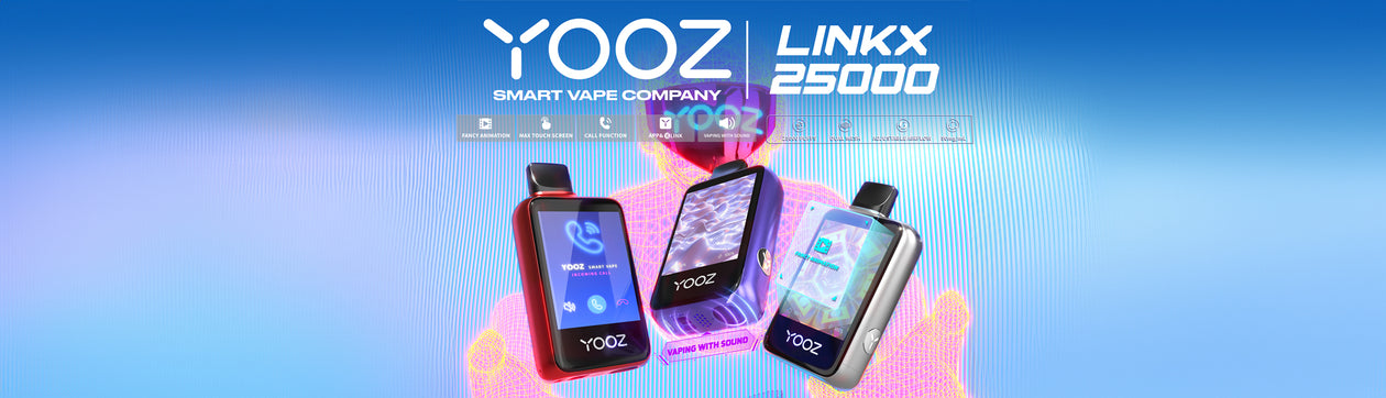 YOOZ Linkx 25000 Rechargeable Disposable Device – 25000 Puffs – VapoRider